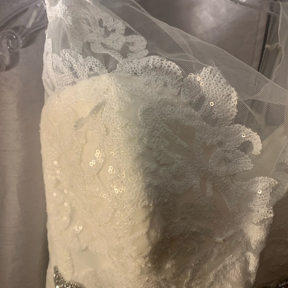 Dresses | Custom Made Eggshell White Lace Mermaid Wedding Dress | Poshmark